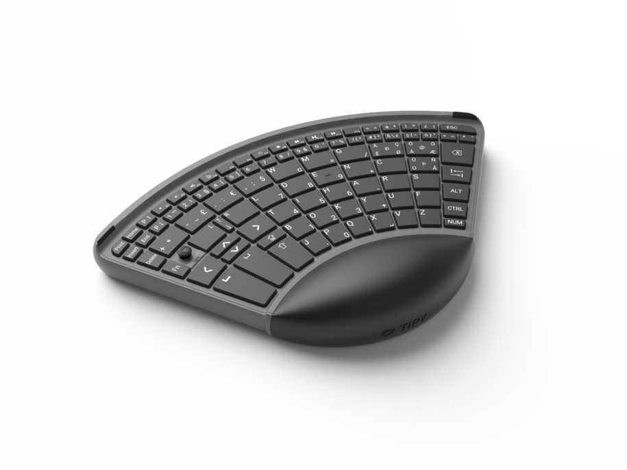 TiPY One Handed Keyboard Black – Tipy Keyboard