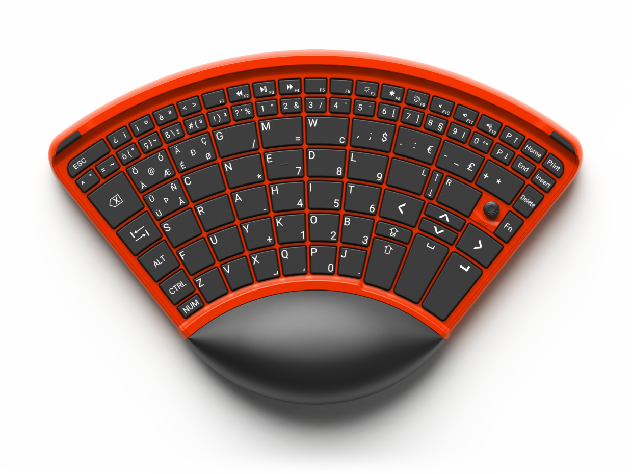 TiPY One Handed Keyboard Fire – Tipy Keyboard
