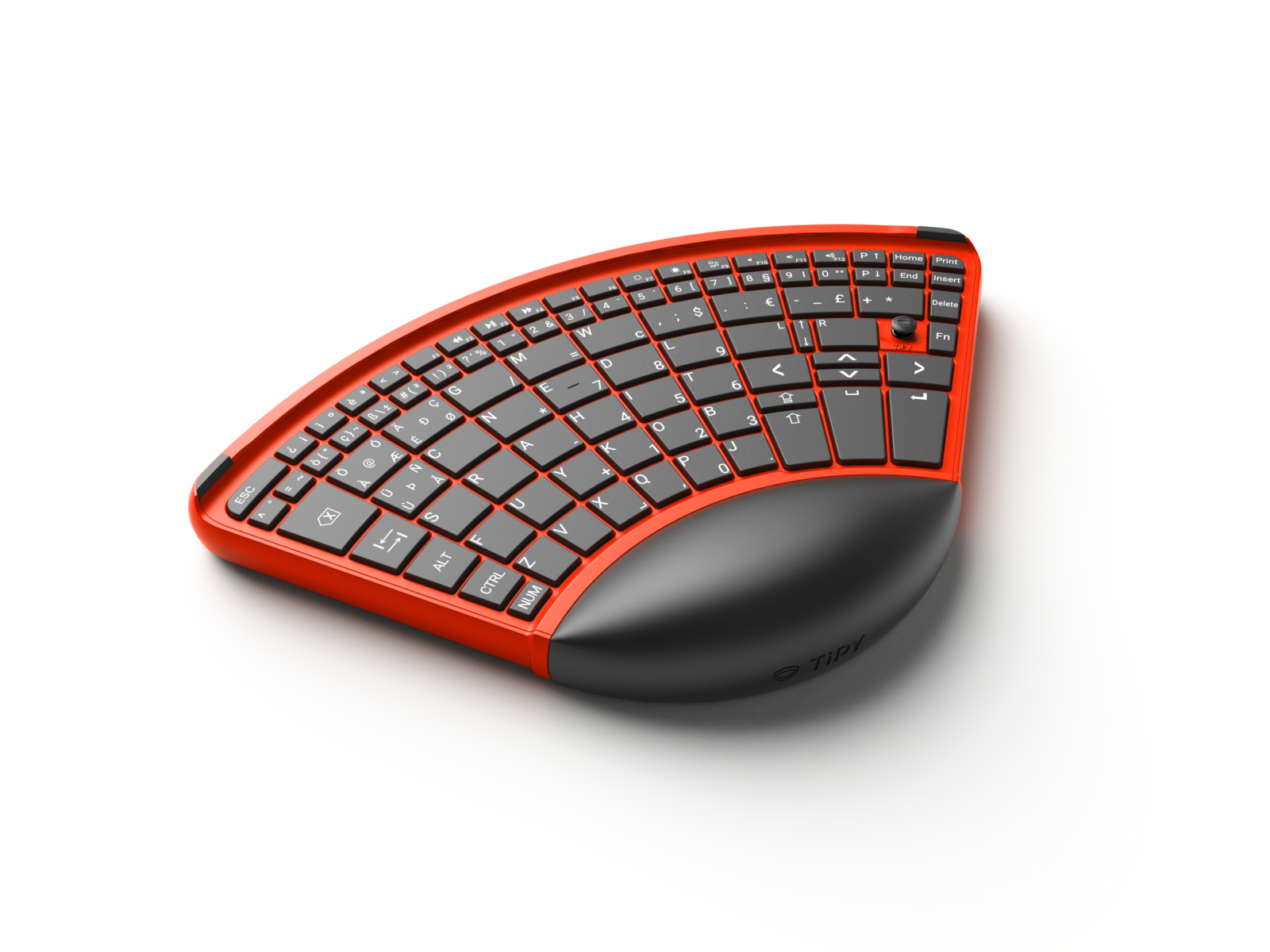 TiPY One Handed Keyboard Fire – Tipy Keyboard